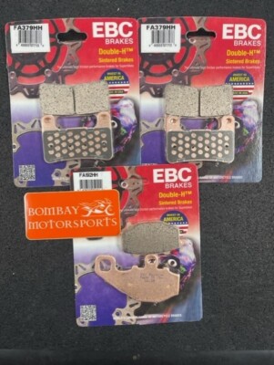 EBC HH Front & Rear Brake Pad Set - Kawasaki ZX10R 08-10 FA379HH ...