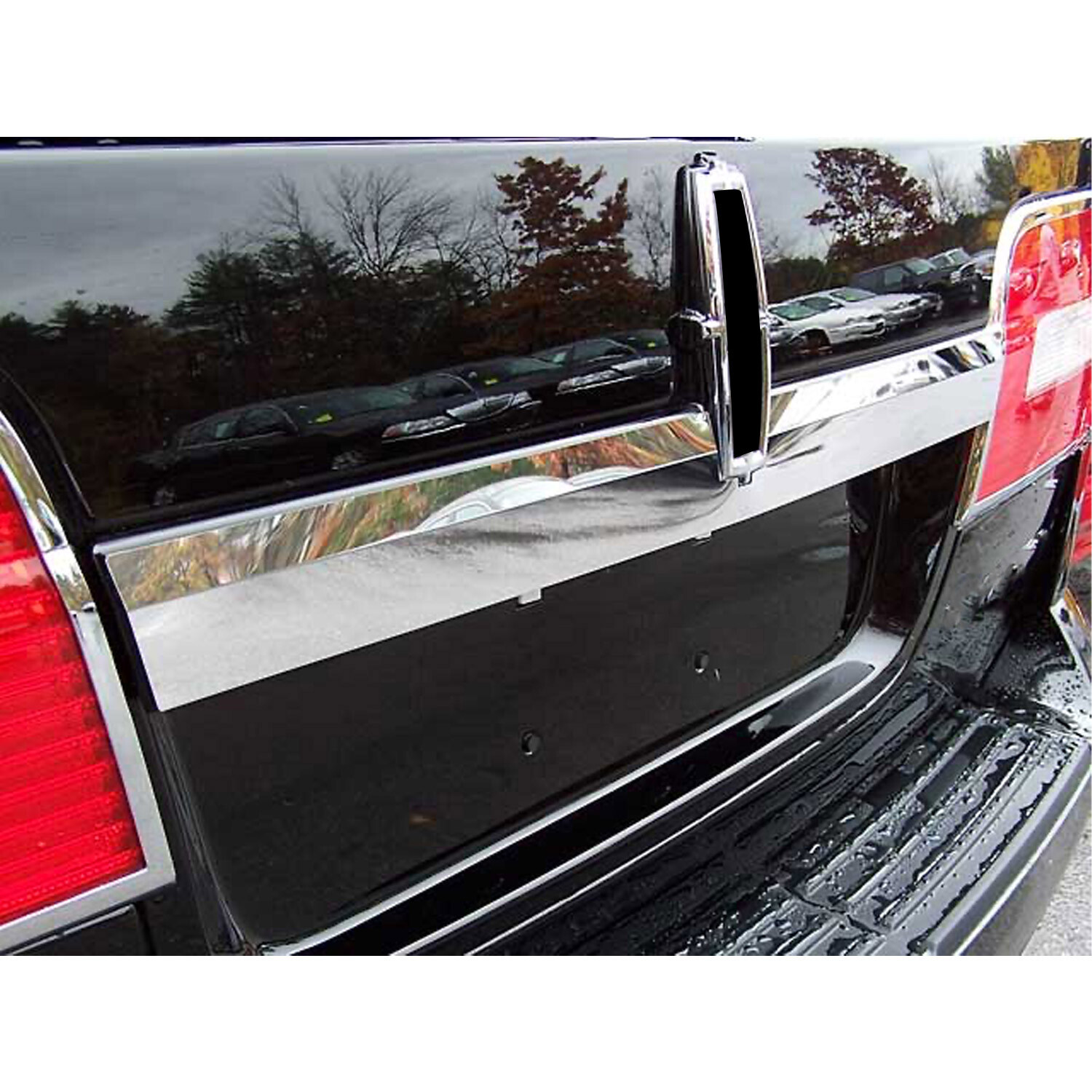 Stainless Rear License Trim 1 Pc For 2007-2014 Lincoln Navigator | eBay