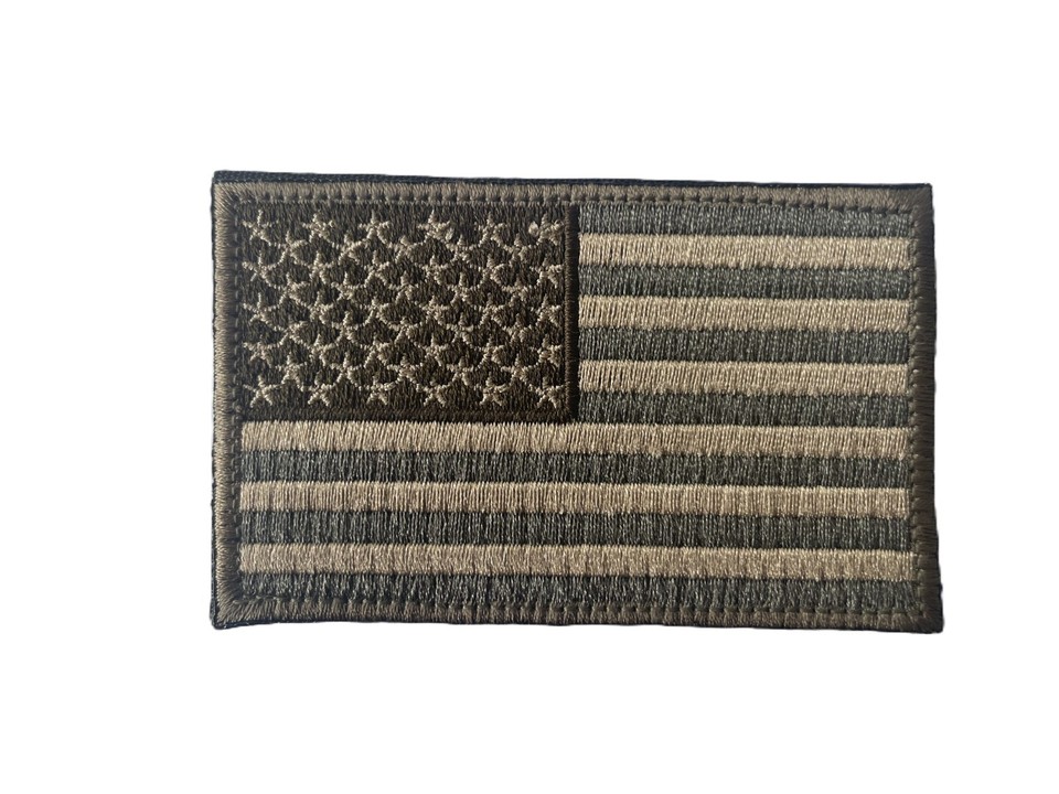 AMERICAN FLAG EMBROIDERED PATCH iron-on / sew on USA US United States ...