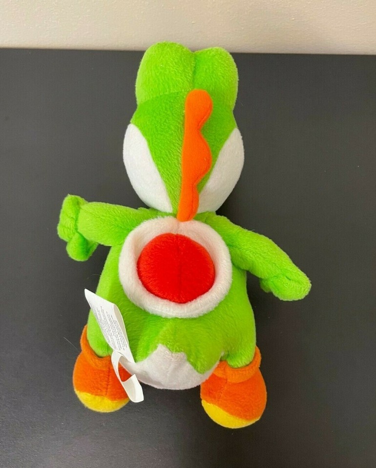 Nintendo Super Mario Bros. 8" Yoshi Stuffed Plush - 2012 - Green - Red ...