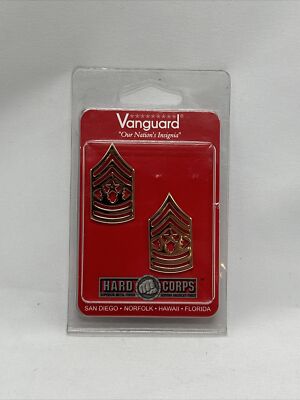 Pair of New E9 US Army Command Sergeant Major CSM Pins Rank Insignia ...