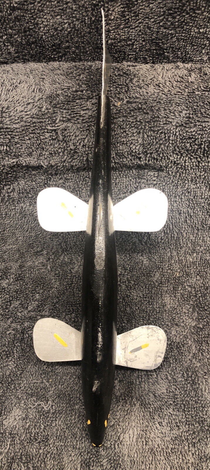 Fish Decoy - LAWRENCE BETHEL 8 5/8 Inch Black/Silver 1980s Decoy | eBay