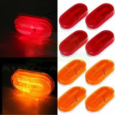 GLO-BRITE 122Y Orange / Amber Marker Light Lens Rv/camper Globrite for ...