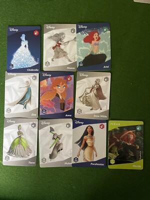 Woolworths Disney 100 Wonders Collector Cards Disney Princesses X 10 ...