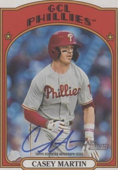 2021 Topps Heritage Minor League Edition - Real One Autographs Casey ...