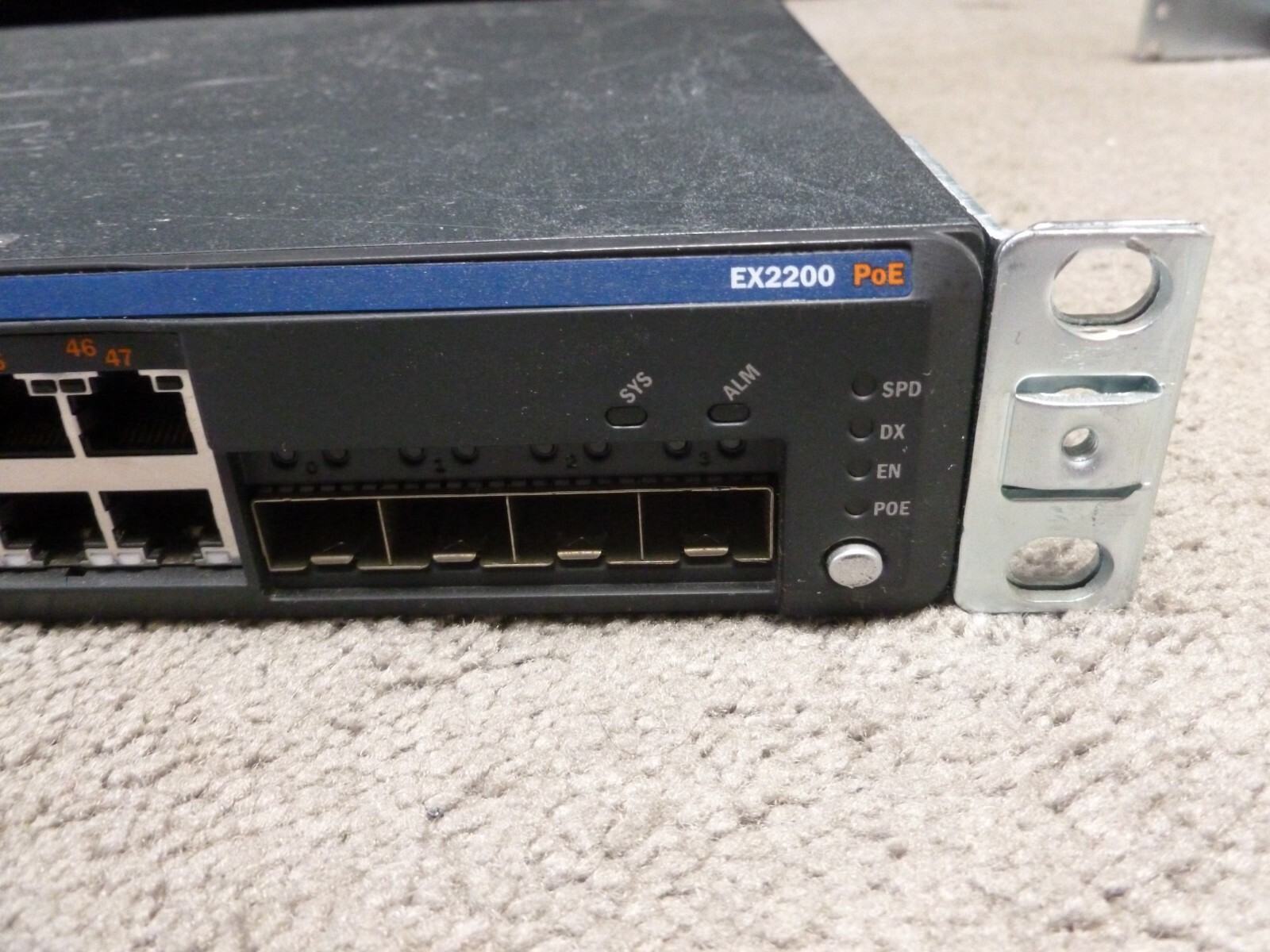 Juniper EX2200-48P-4G 48-Port Rack-Mountable Ethernet Switch ...