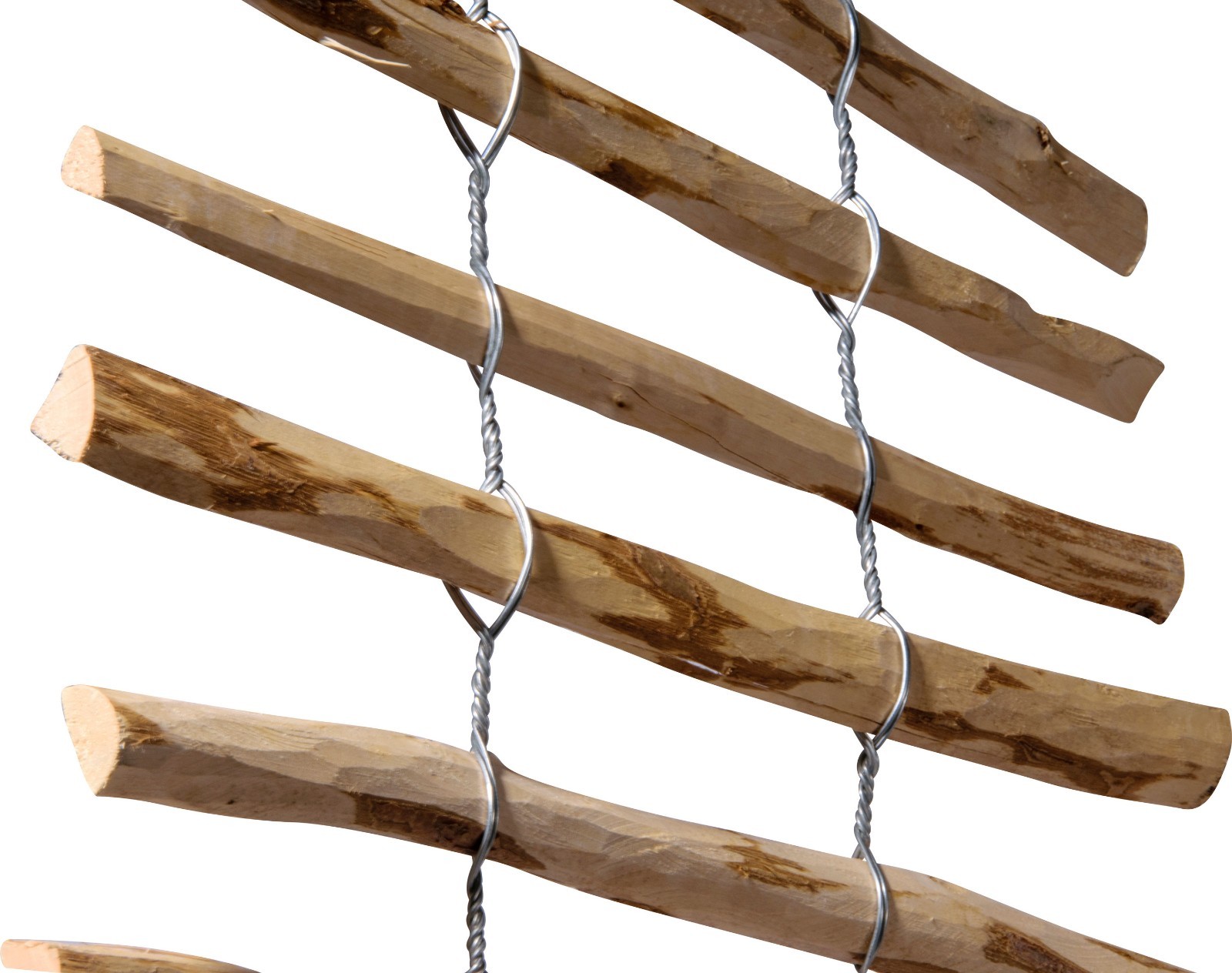 Rankgitter Spalier Rankhilfe aus Haselnuss Holz