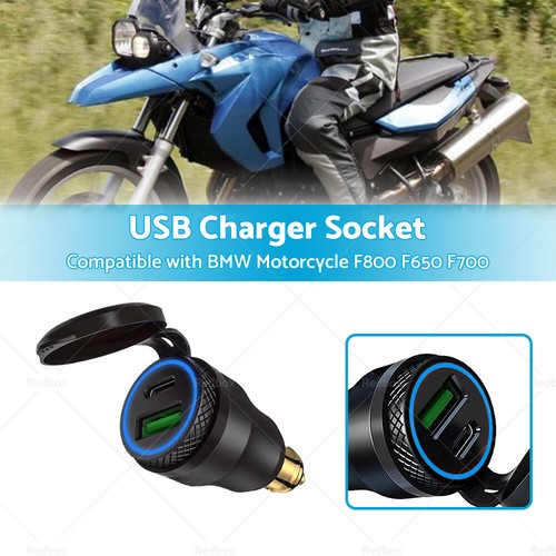 Dual USB Charger Hella DIN Type C Plug Socket Suitable For BMW Ducati ...