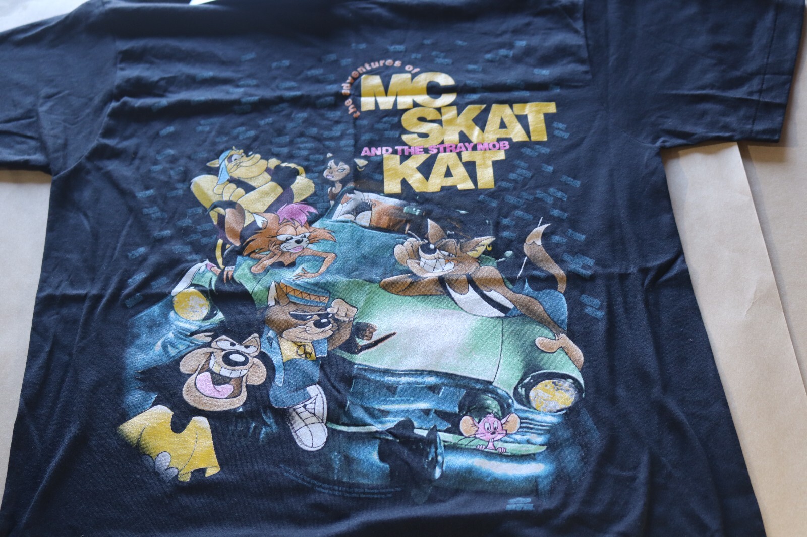 NEW VINTAGE THE ADVENTURES OF MC SKAT KAT AND THE STRAY MOB T-SHIRT ...