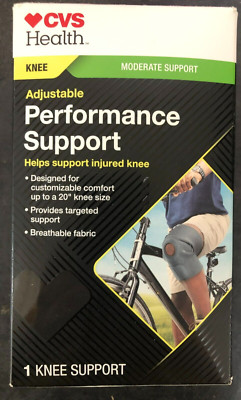 CVS Adjustable Performance Support Knee Sleeve Brace Moderate Support ...