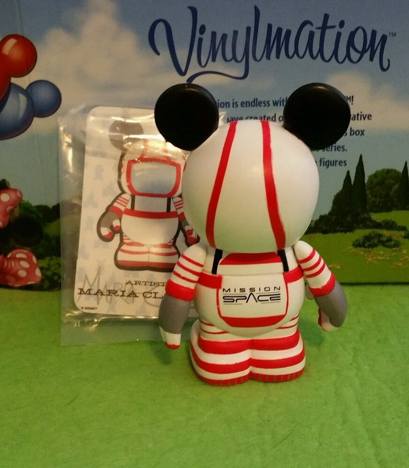 DISNEY Vinylmation 3" Park Set 3 Mission Space Epcot Astronaut with ...