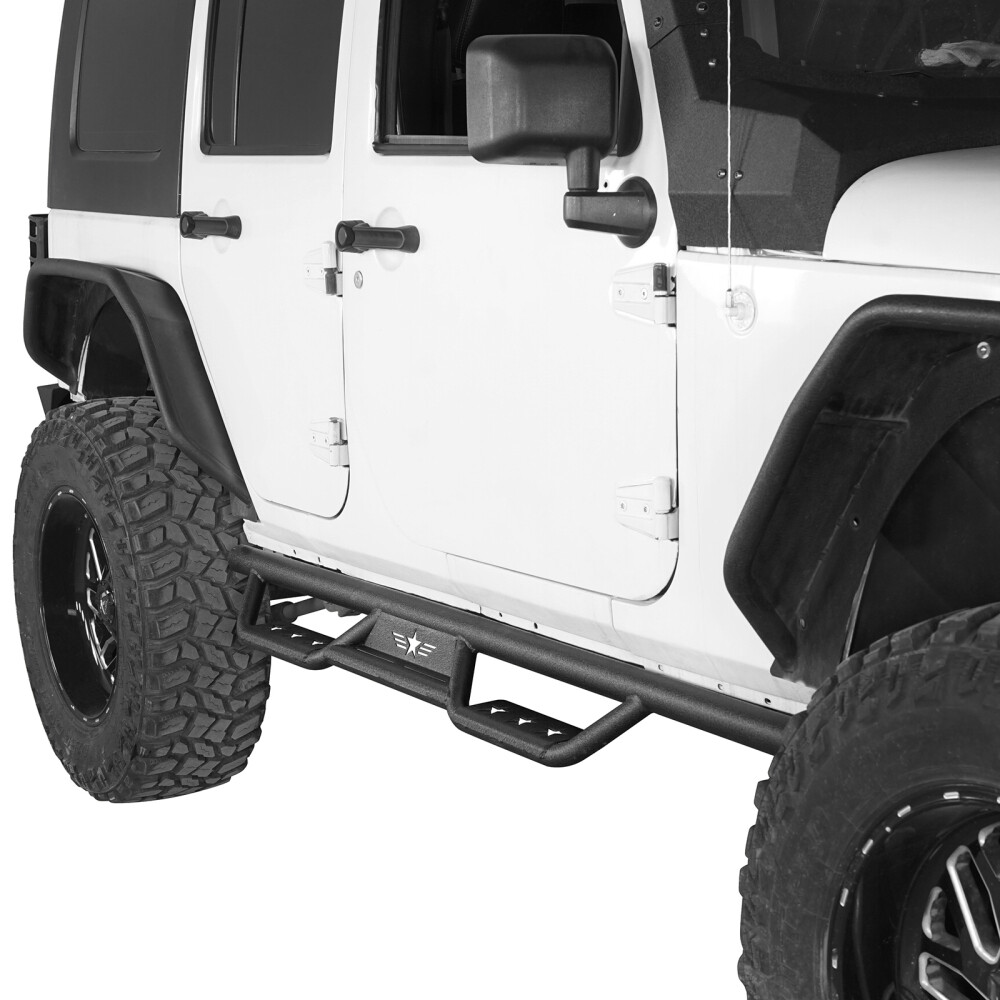 Tubular Nerf Bar Side Step Running Board Rock Sliders Rails Fit Jeep ...