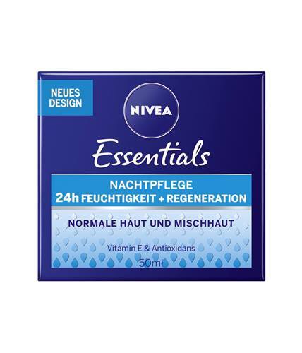Nivea Essentials Moisturizing Day or Night Cream For Normal Skin Care ...