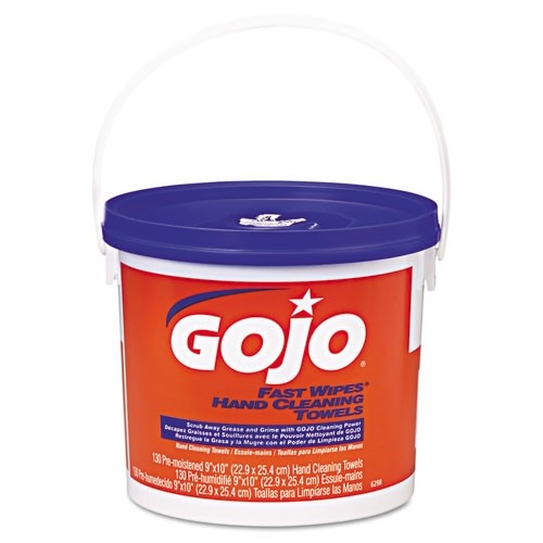 GOJO Fast Wipes Hand Cleaning Towels 130 Sheets 4 Buckets for sale ...