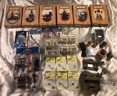 Vintage Dollhouse Miniatures Large Lot of 34 Many NEW NIB Houseworks ...