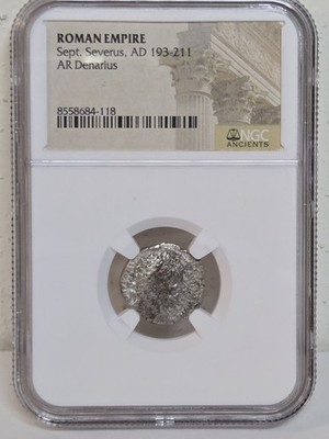 Roman Empire Ancient Sept. Severus, AD 193-211, AR Denarius | NGC ...