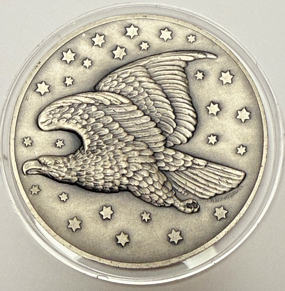 The Metal Arts Longacre-Morgan Coin 3in. Dia .999 Silver Medal, 7.18 ...