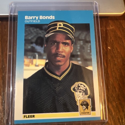 1987 Fleer Barry Bonds Rookie Card RC #604 Pittsburgh Pirates Giants NM ...