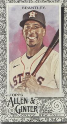 MICHAEL BRANTLEY 2020 Topps Allen & Ginter BLACK Mini - HOUSTON ASTROS ...