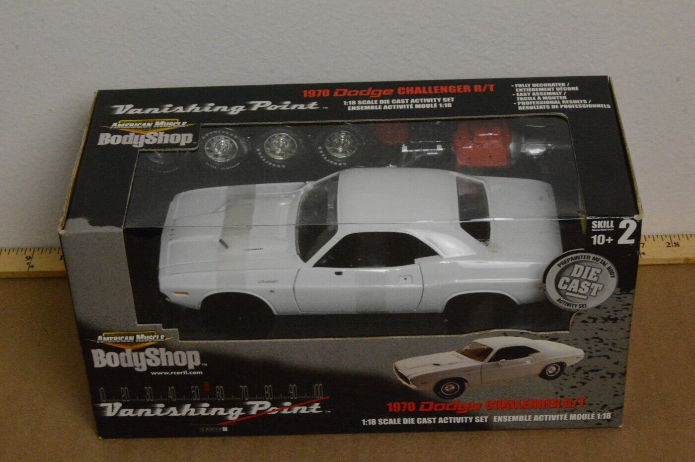 #1 "VANISHING POINT" ERTL 1970 DODGE CHALLENGER R/T ASSEMBLY MODEL KIT ...