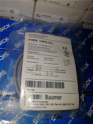 New Baumer FHDK 14P5101 Diffuse Reflective Photoelectric Sensor | eBay