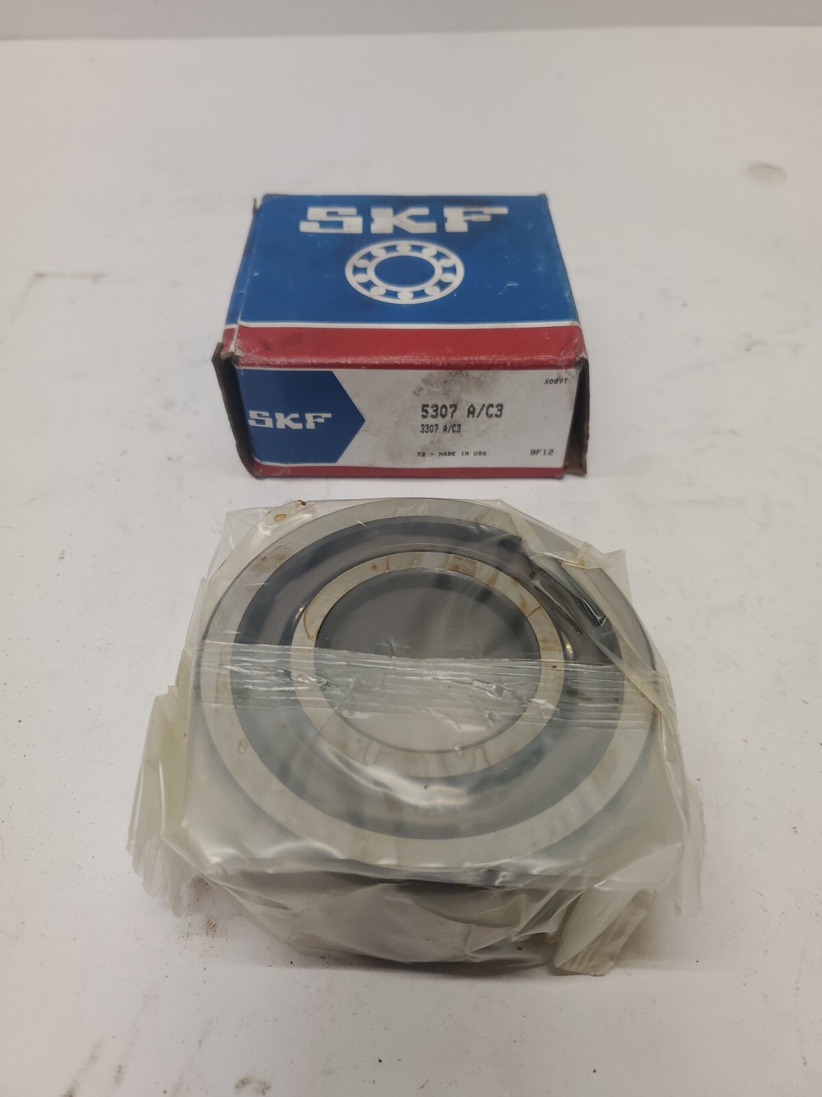 SKF+Explorer+Doubel+Row+Angular+Contact+Bearing+5307+A%2Fc3+1+Year for ...