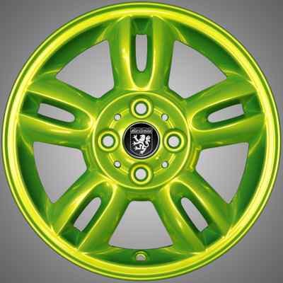 Transparent NEON SHOCKER YELLOW powder coat paint, 4lbs/1.8kg FREE ...