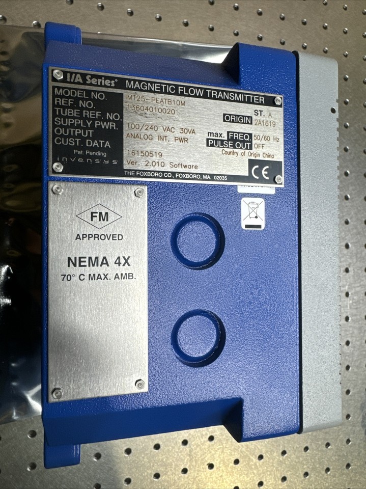 FOXBORO IMT25 I/A Series Magnetic Flow Transmitter IMT25-PDADB10M | eBay