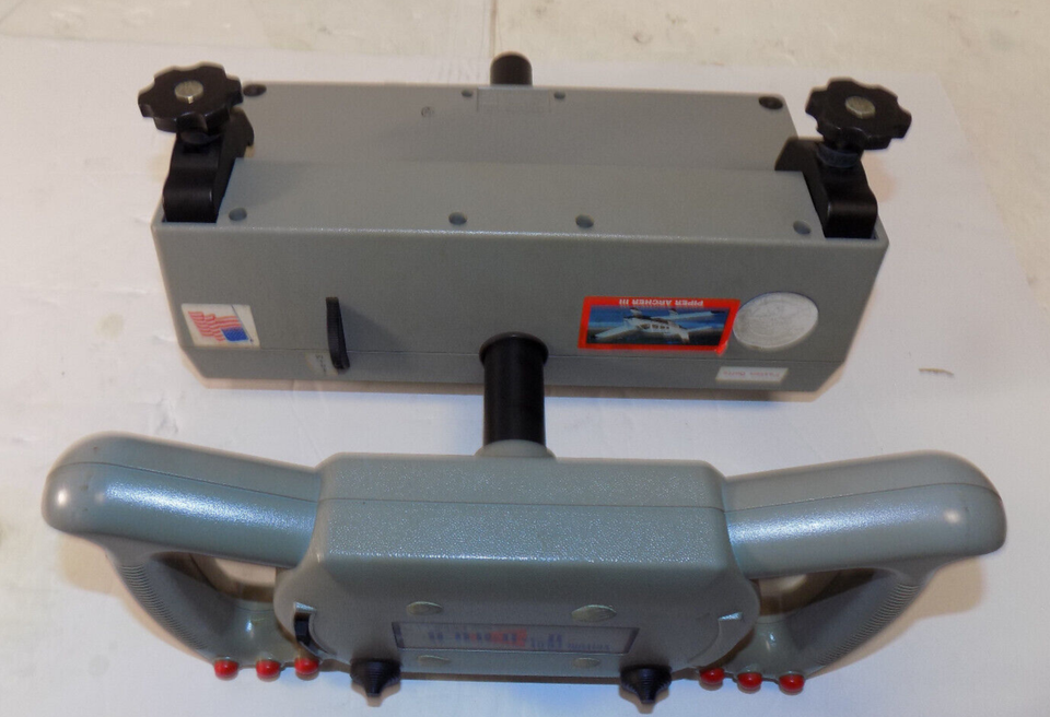 Vintage Virtual Pilot Pro Flight Simulator Yoke PC Gaming Controller | eBay