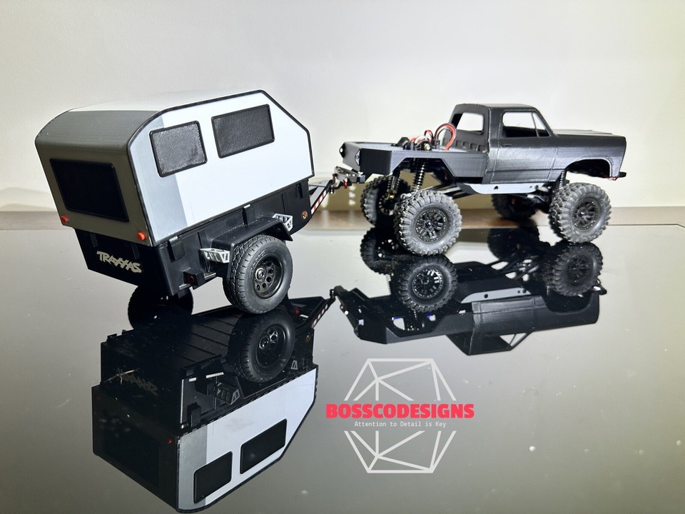 TRX4M Camper For Utility Trailer, Upgrade Accessory for Traxxas Utility ...