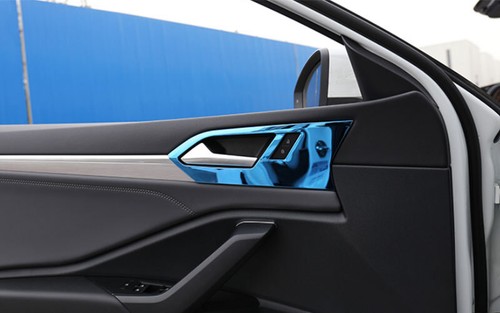 Blue Titanium Inner Door Handle Frame Trim For Volkswagen Jetta MK7 ...