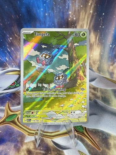 Pokémon TCG Scarlet & Violet-151 Tangela #178 Holo Illustration Rare NM ...