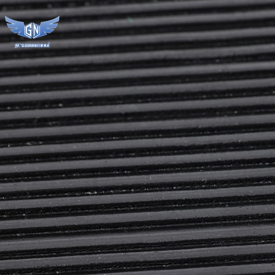 8Pcs Anti Vibration Pads 6" × 6" × 7/8" Sound Isolation Ribbed Rubber ...