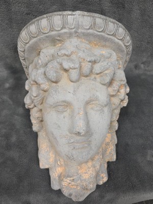 Roman style Face Concrete Wall Mounted Pot | eBay Australia