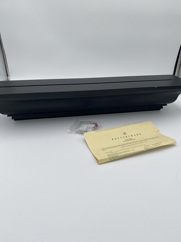 Pottery Barn Floating Wall Shelves Black 24" Picture Plate Ledge Groove ...