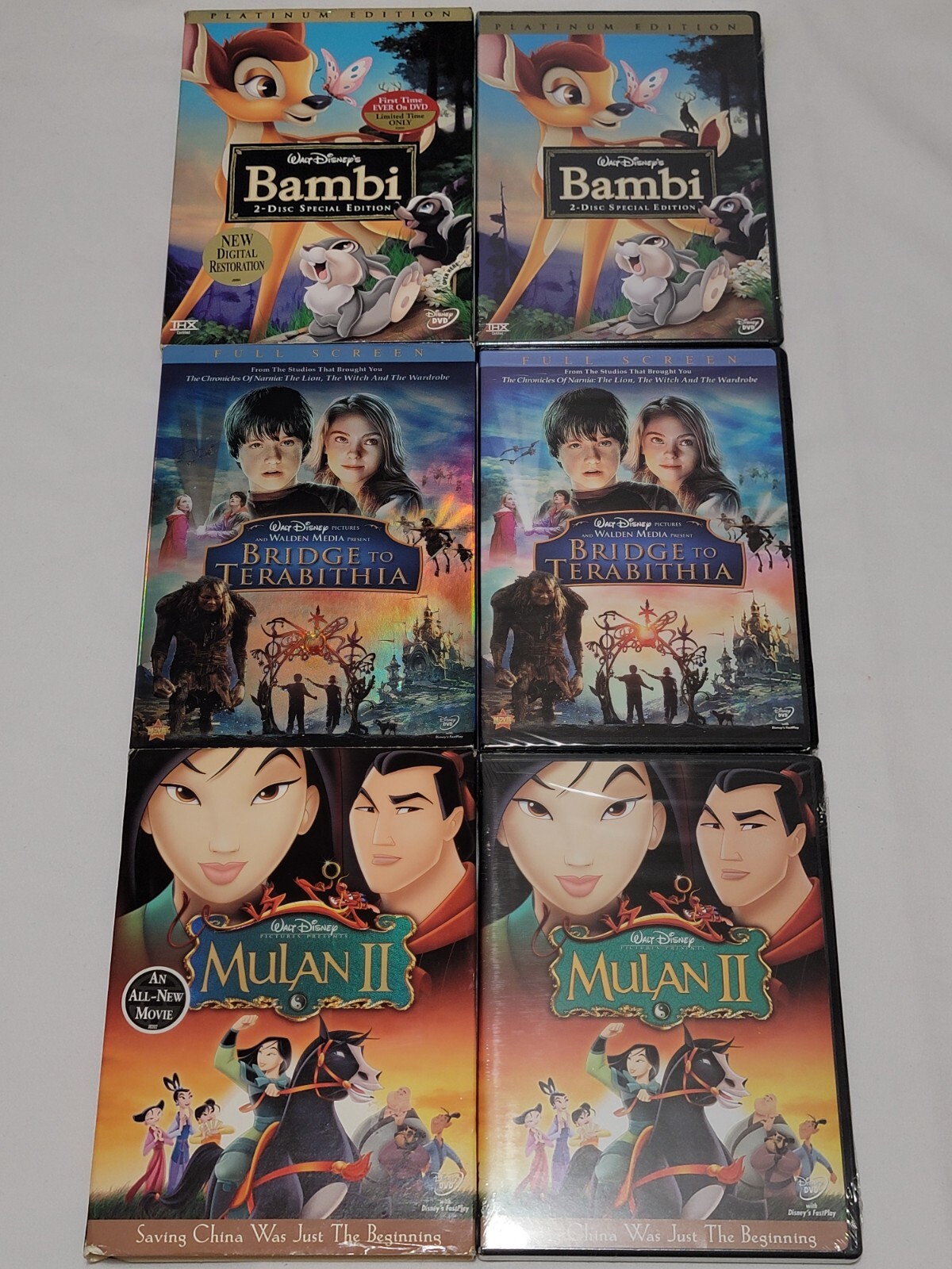 NEW Lot of 20 Disney DVDs SEALED Classics Animated Movies & Others Walt ...