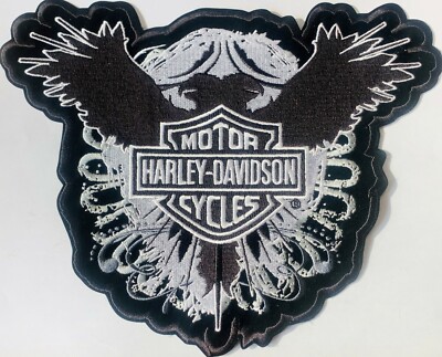 Harley Davidson Crest 4 1/2" x 4 3/4" Motorcycle Biker Patch Em785302 ...
