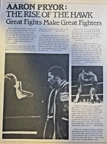 1983 Boxer Aaron Pryor The Hawk | eBay