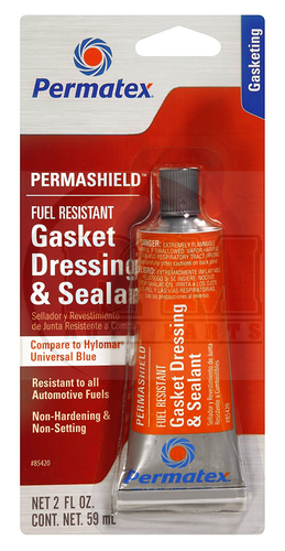 Permatex 85420 Fuel Resistant Gasket Dressing Flange Sealant 2 oz Tube ...