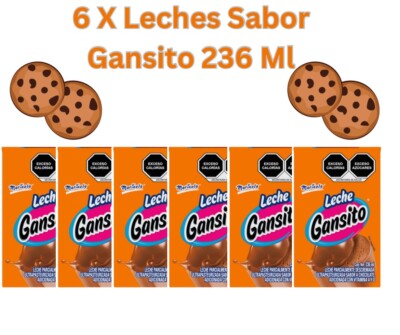 6 X Leche Sabor Gansito 236 Ml | eBay