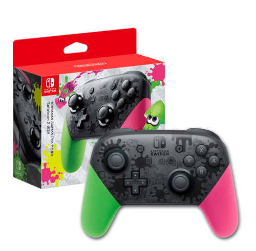 Nintendo Switch Wireless Pro Controller Splatoon 2 Edition Gamepad ...