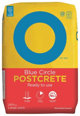 Mastercrete Postcrete 20kg Post Mix Cement Bag - FREE NATIONWIDE ...