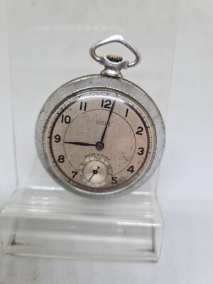 Vintage metal Ocle pocket watch working | eBay UK