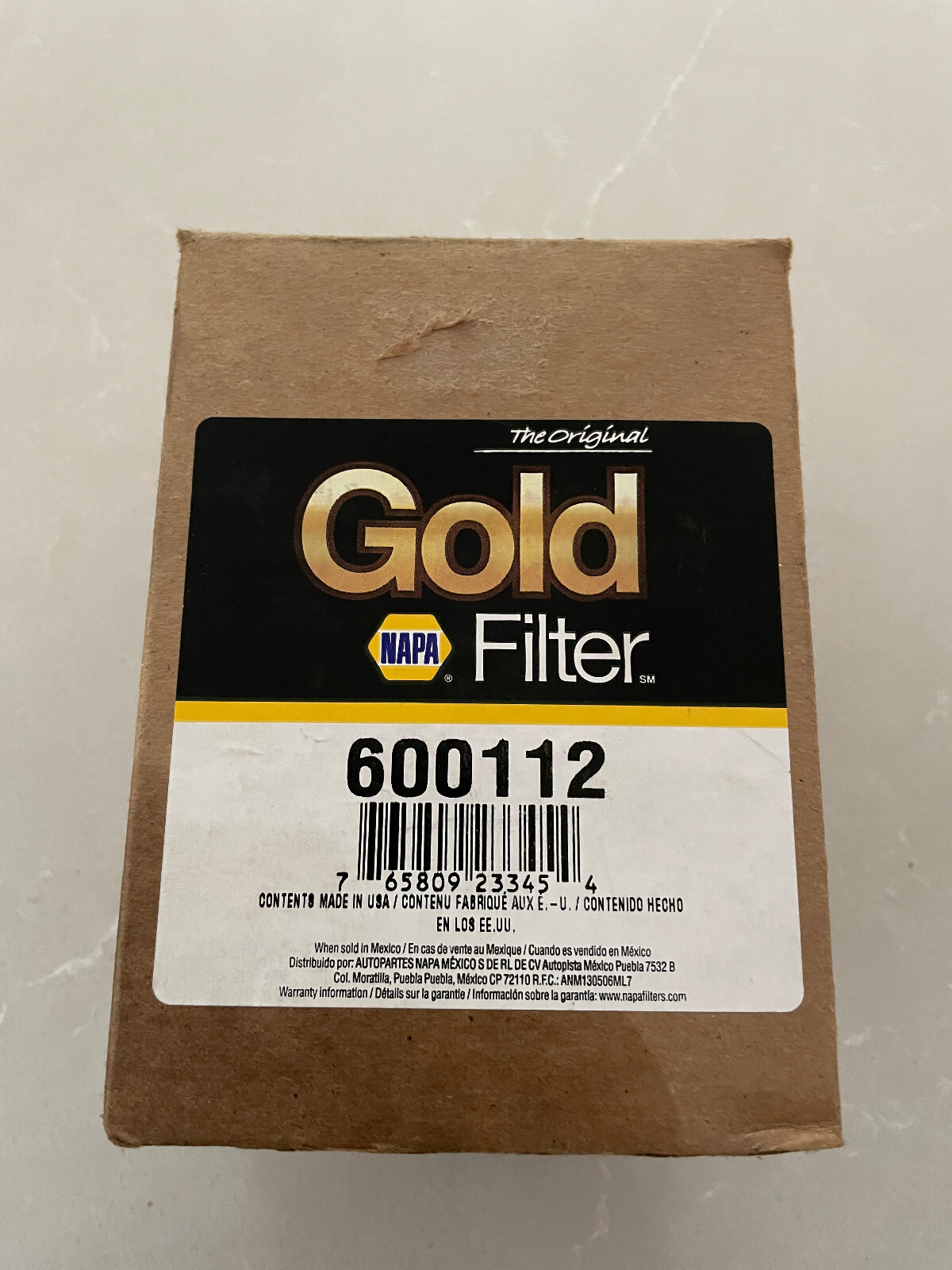 NAPA 600112 - Fuel filter cross reference