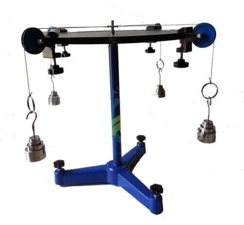 Force Table Equilibrium of Forces Apparatus Physics w/ Slotted Weights ...