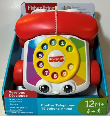 Fisher-Price Chatter Telephone with Ringing Sounds TOY NEW 887961516449 ...