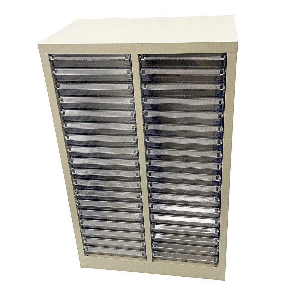 36 Drawer Filing Cabinet Hardware Parts Storage Bins Shelving Keys ...