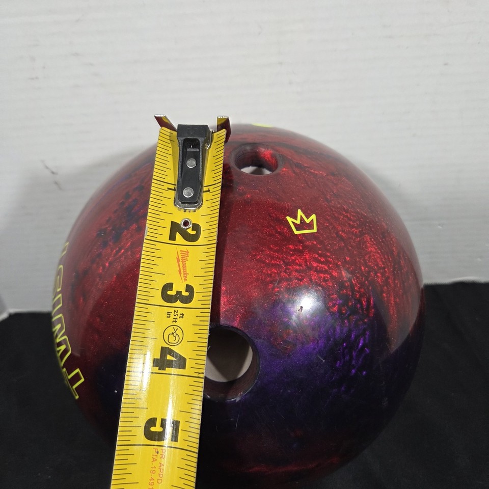 Brunswick Twist Red Purple Swirl Look 11 lb Bowling Ball Reactive EUC ...