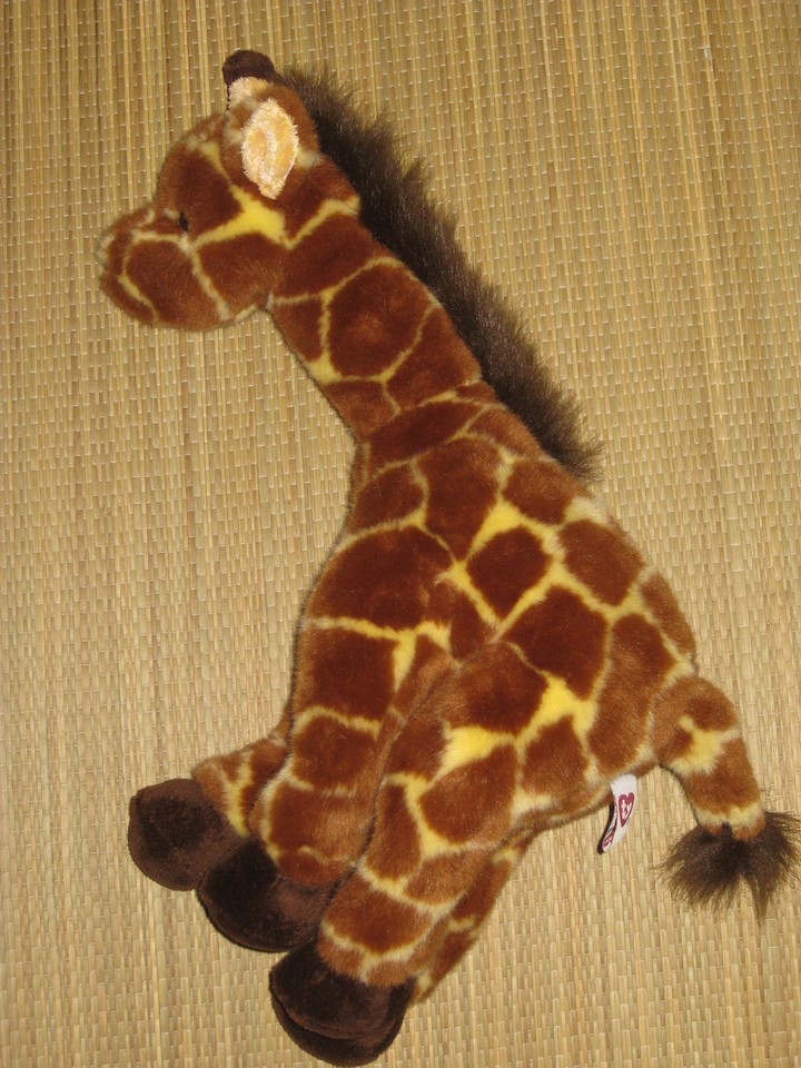 Ty Plush Giraffe Hightops 2007 Stuffed Animal Toy Brown & Tan 13" | eBay