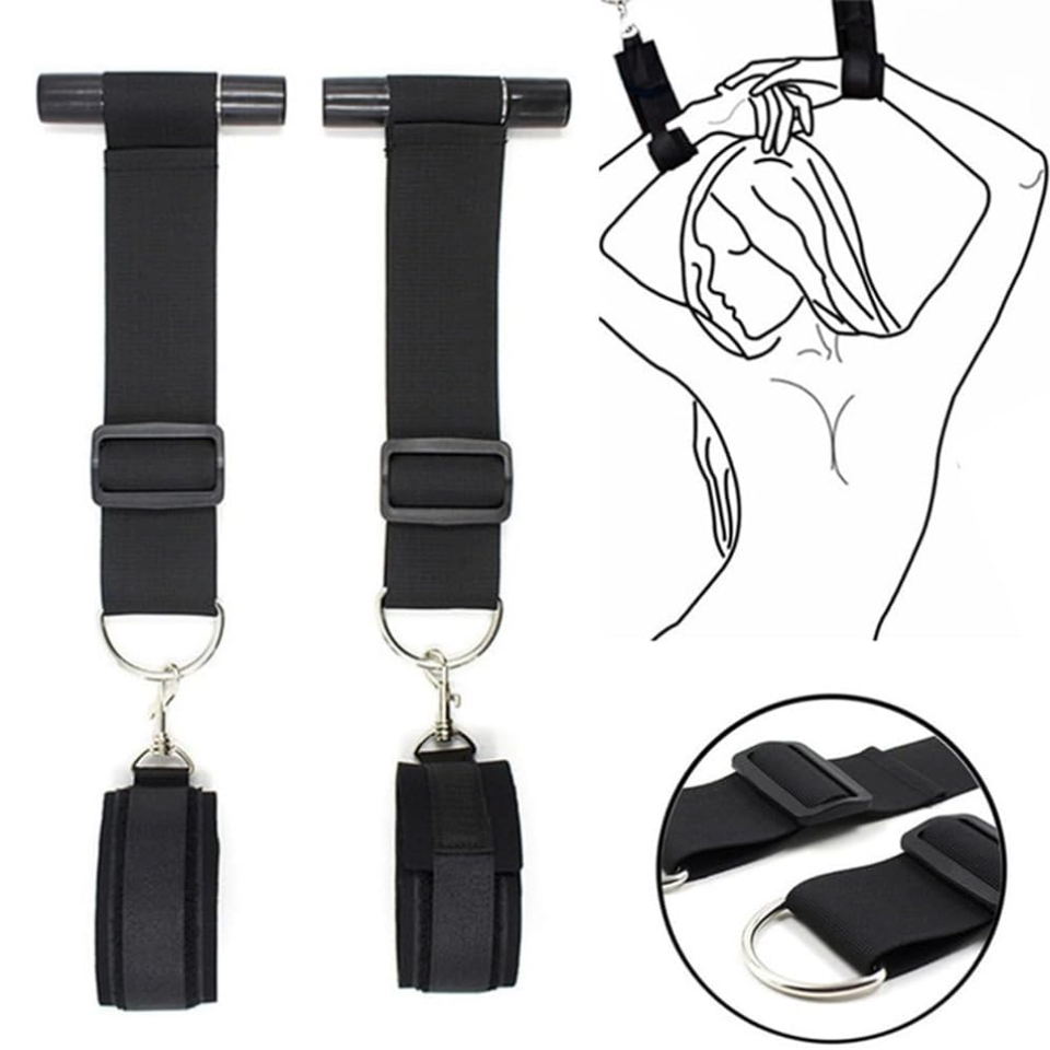 Hanging Door Swing Bondage Leg Spreader Restraints Adult BDSM Couple ...